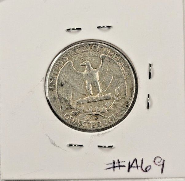 1963 D Washington Quarter 25c 90% Silver #A69 | eBay
