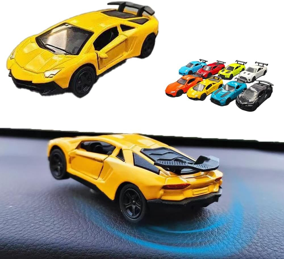 Car Dashboard Decorations - Alloy Drifting Spin Car Model, 1:64 Scale ...