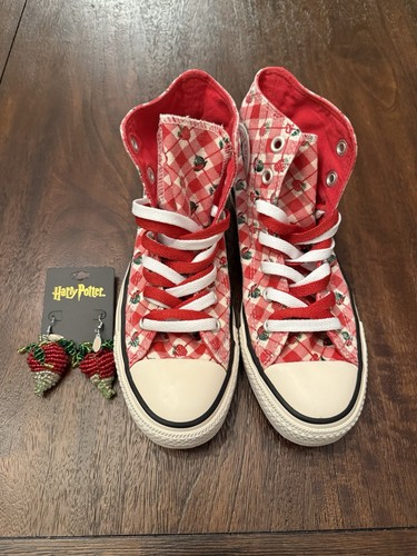 Harry Potter Luna Lovegood Berry Converse Women’s Size 7 New And Radish ...