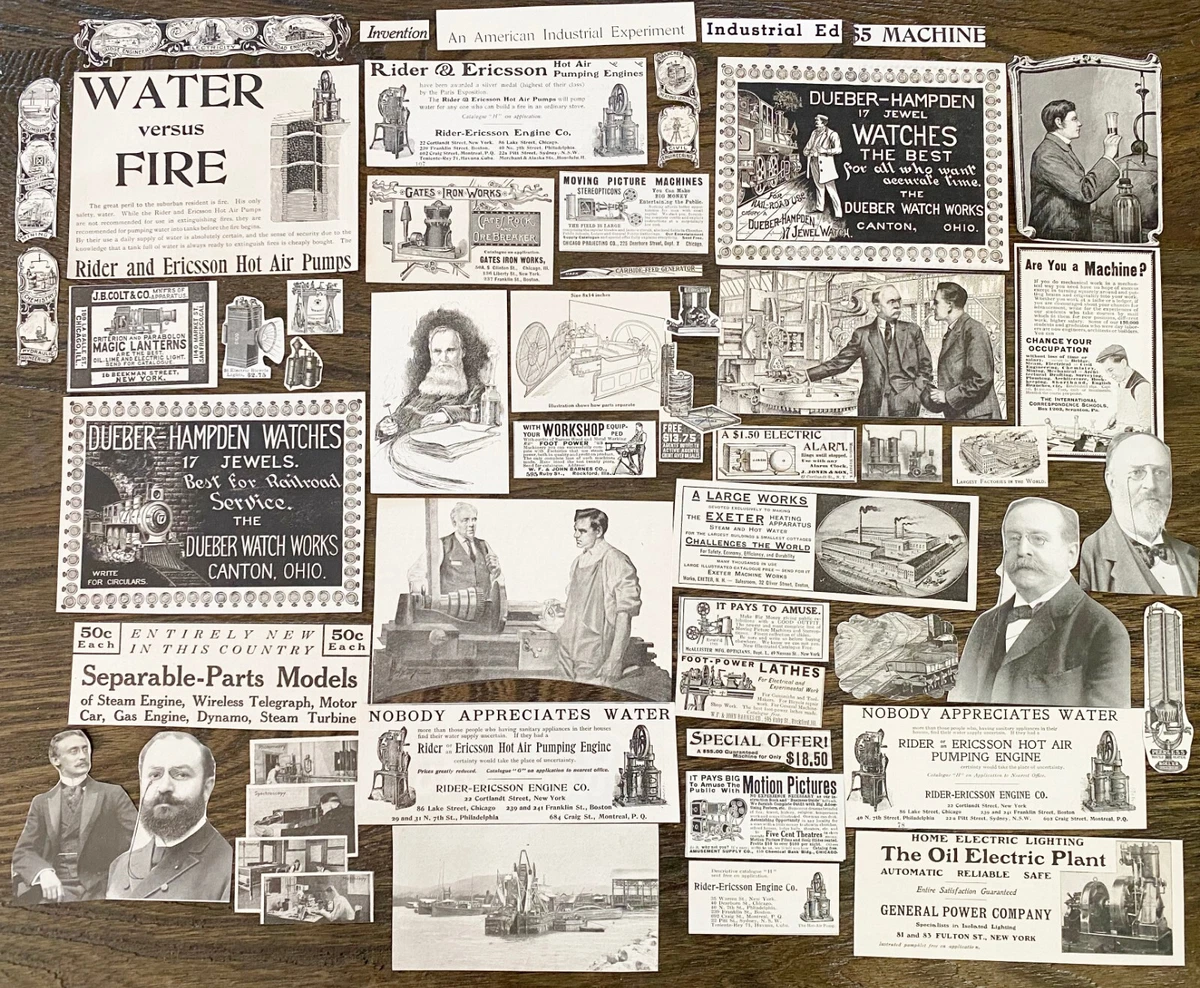 Inventions Of The Industrial Revolution Collage