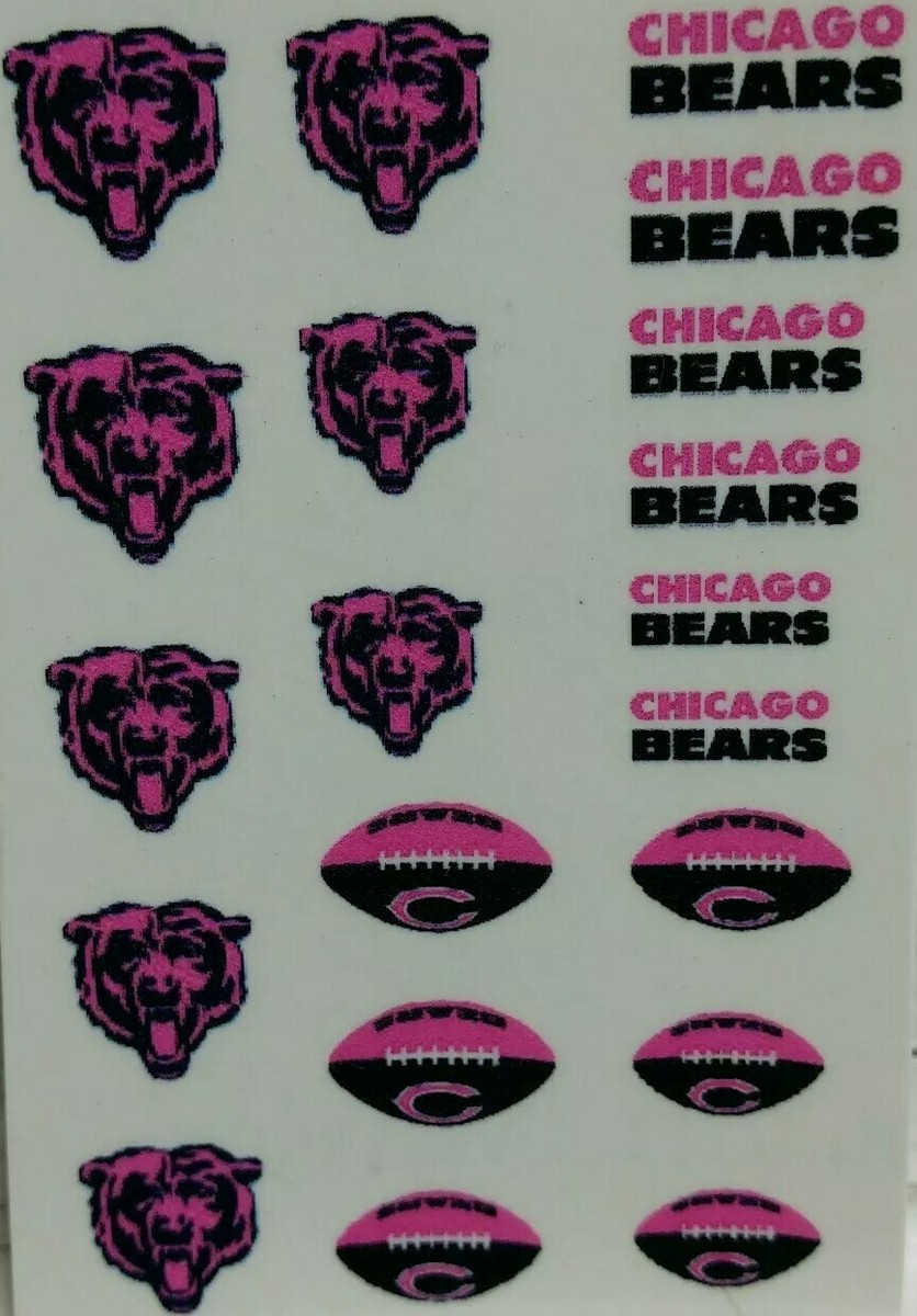 Pink Chicago Bears Logo