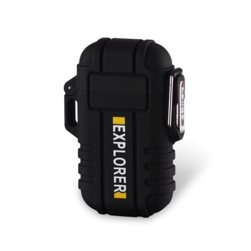 Waterproof Electric Lighter Dual Arc Plasma Flameless Windproof USB ...