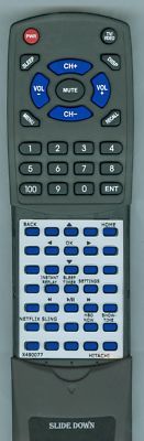 Replacement Remote for Hitachi 50R8, 65R8, 43R80, 49R80, 55R80, 60R70 ...