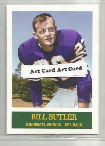 Bill Butler Minnesota Vikings 2022 Football Art Card | eBay