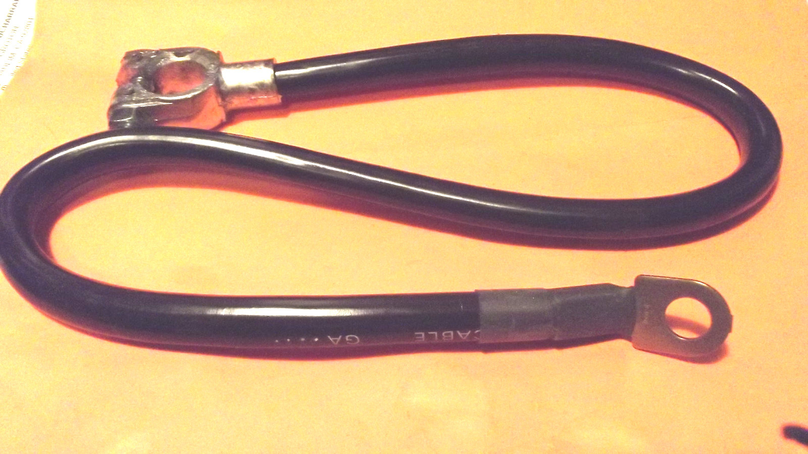 24" 1 GAUGE TOP POST,NEG/POS BATTERY CABLE,MADE IN USA BY POWER PATH ...