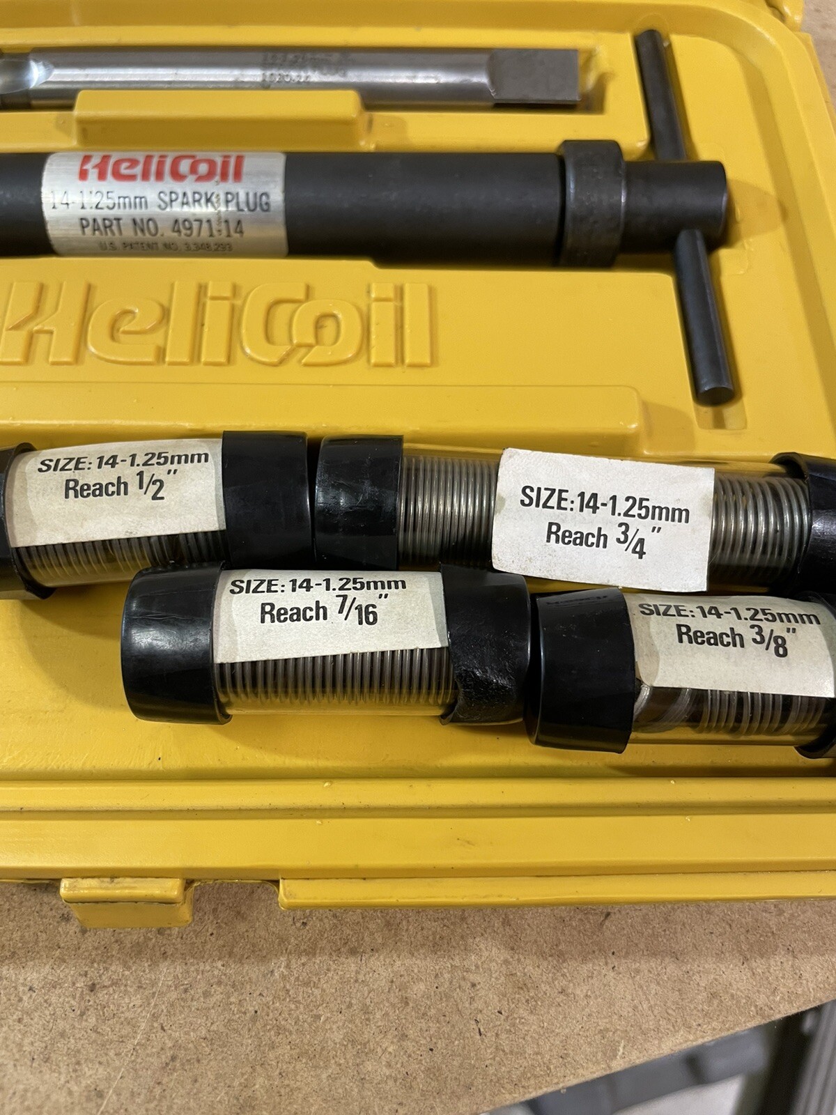 Napa Balkamp HeliCoil Spark Plug Thread Repair Insert Kit 14-1.25mm ...