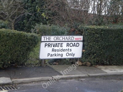 Photo 6x4 Street sign, The Orchard NW11 Finchley c2010 | eBay UK