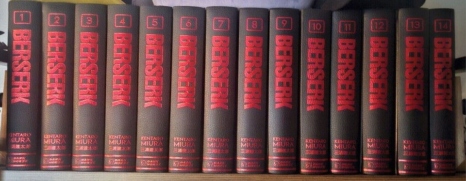 Complete Berserk Manga Deluxe Edition VOLUME 1-14-SEALED BRAND NEW ...
