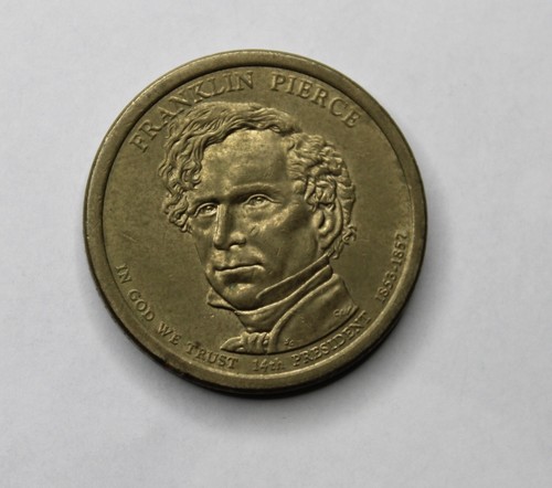 FRANKLIN PIERCE 14TH President (1853-1857) 2010 (D) US One Dollar Coin ...
