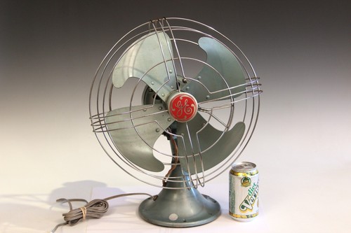 Antique GE Fan 3 Speed Oscillating Electric Machine Old Vintage 12" | eBay