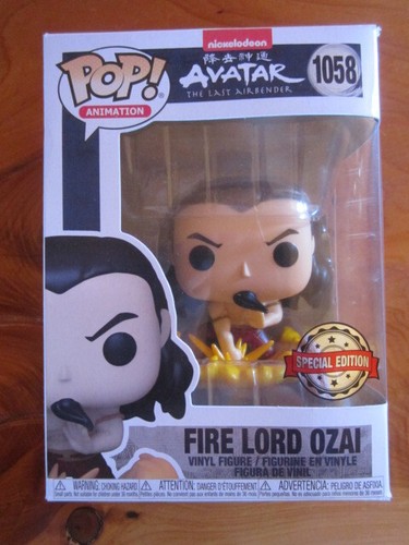 Funko Pop! Vinyl AVATAR THE LAST AIRBENDER FIRE LORD OZAI NO. 1058 ...