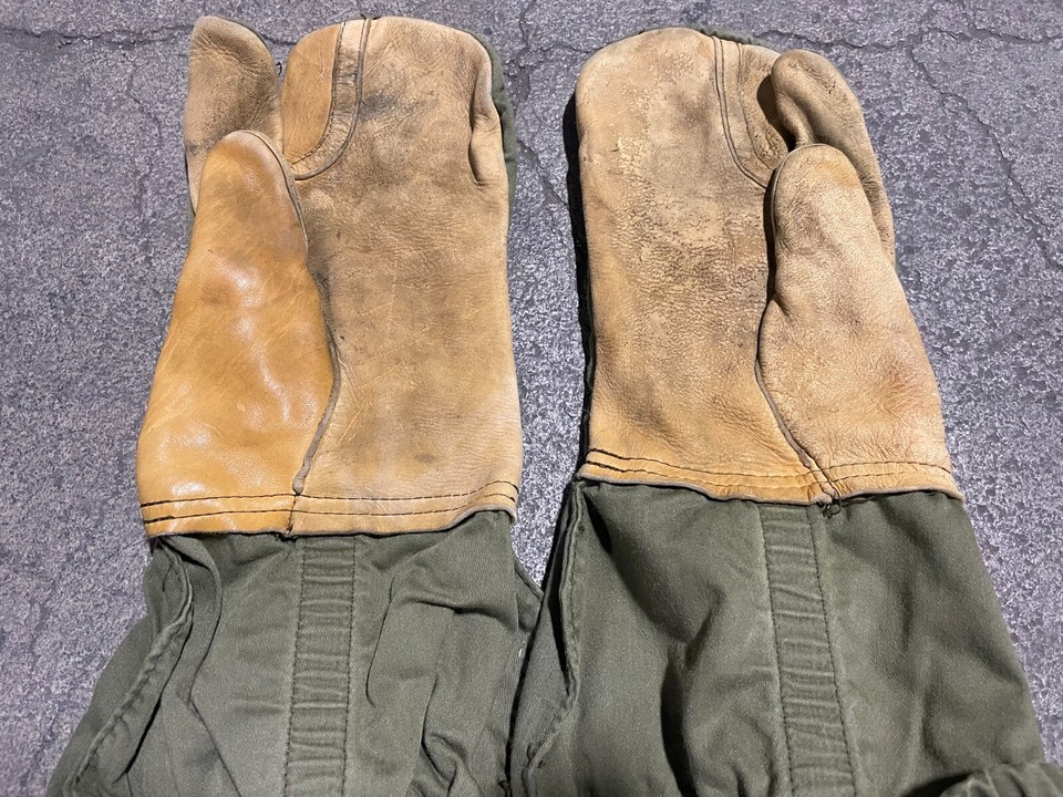 US MILITARY TRIGGER FINGER Gloves MITTEN SET SHELL+ WOOL INSERTS N/L ...