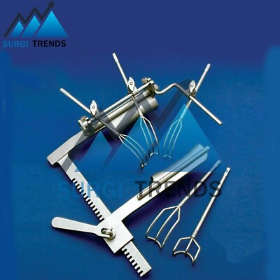 Cooley Cosgrove Mitral Valve Heart Retractor Complete Set ...