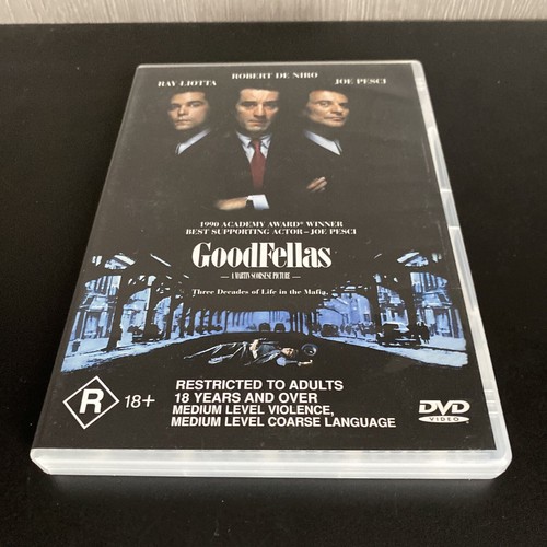Goodfellas (DVD, 1990) Robert DeNiro Ray Liotta Joe Pesci Region 4 ...