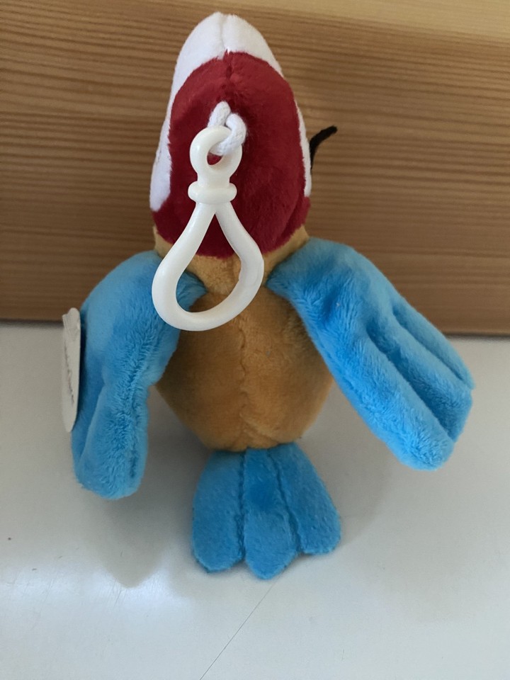 Mercure Hotels Parrot Plush Soft Colourful Animal Key Ring 12cm With ...