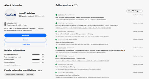 3 Row Radiator w/ Shroud Fan For 1988~1994 Chevy S10 Blazer GMC S15 4 ...