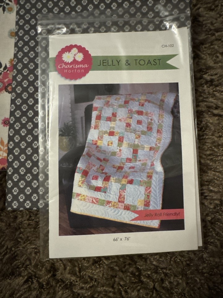 “Jelly & Toast” Quilt Pattern With Fabric Kit- Adorable Print By Blake ...