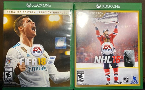 NHL 16 And FIFA 18 X Box One Video Games With Cases 14633734034 | eBay