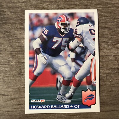 1992 Fleer Football Card - Howard Ballard NFL Buffalo Bills | eBay