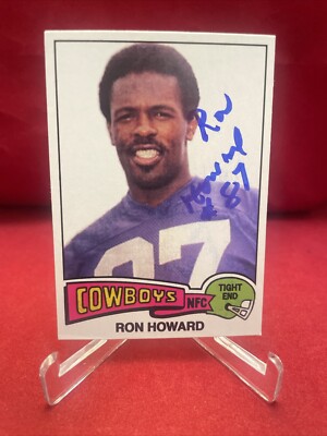 Ron Howard Custom Retro Dallas Cowboys Autographed Card | eBay