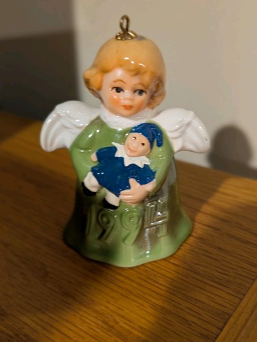 Goebel Angel Bell Christmas Tree Ornament 1996 Green, Twenty-First ...