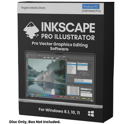 Inkscape Pro Illustrator - Vector Graphic Design Software for Windows on CD-ROM | eBay