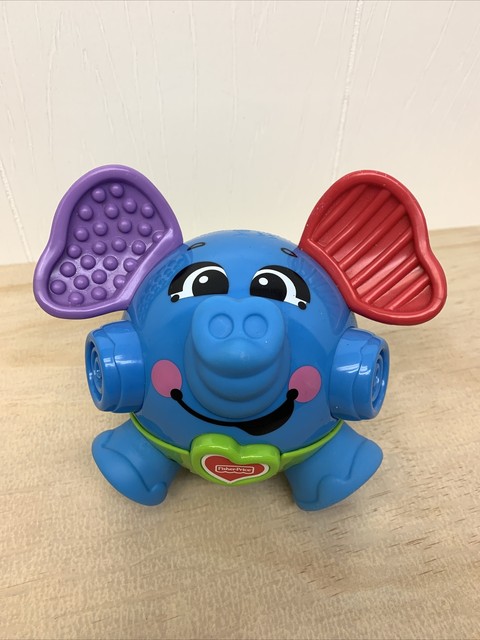 Fisher- Brilliant Basics Bounce & Giggle Elephant for sale online | eBay