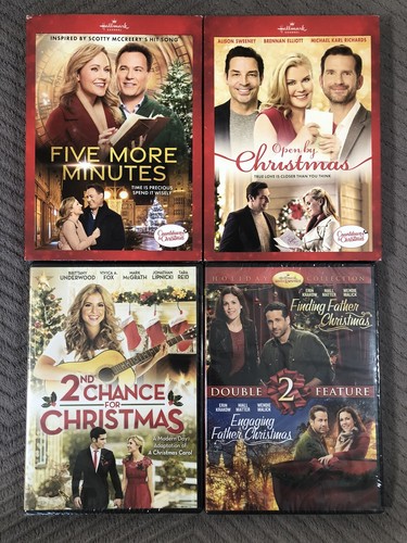 Hallmark Holiday Christmas Movie Lot 4 DVDs Five More Minutes Open By ...