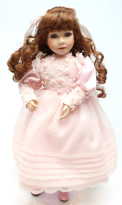 Vintage Wayling Court of Dolls MARCI 18" Porcelain Collector Doll 296/ ...