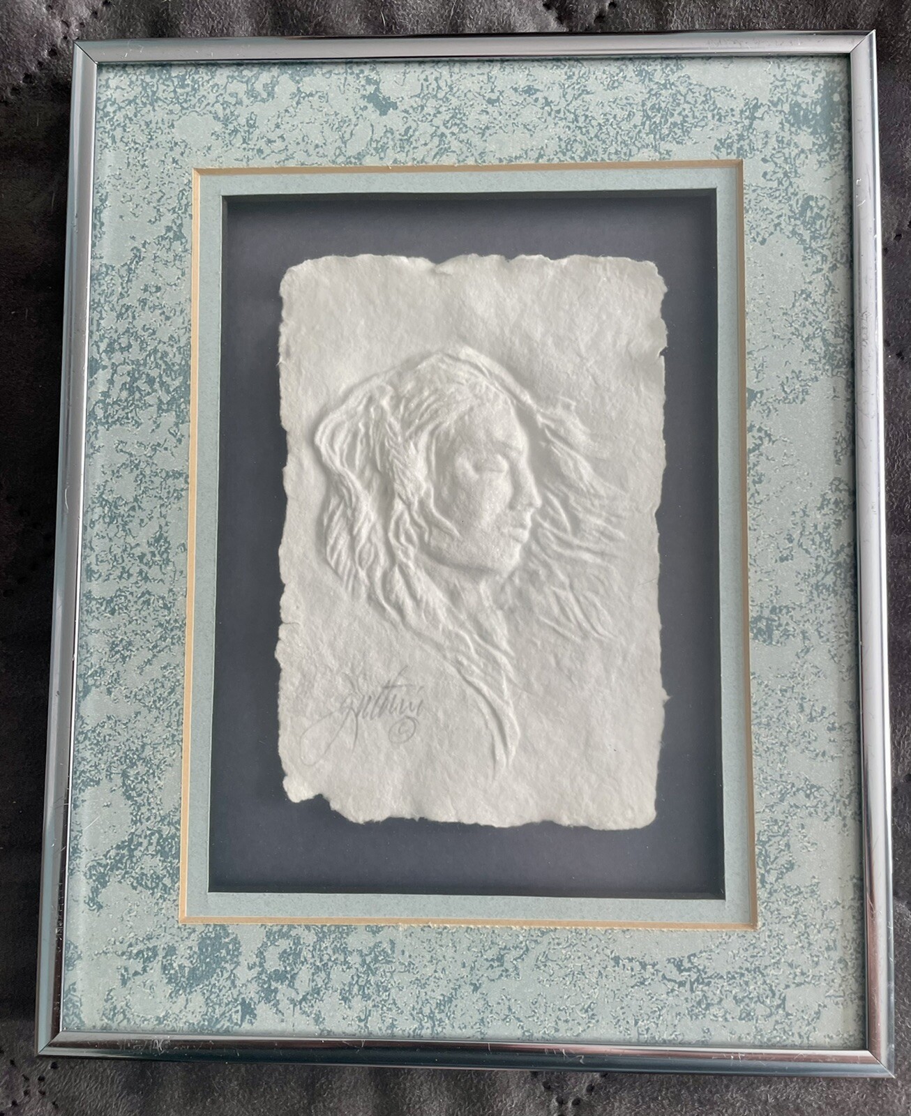 Signed John Guthrie Native American Artist Cast Paper Sculptures | eBay