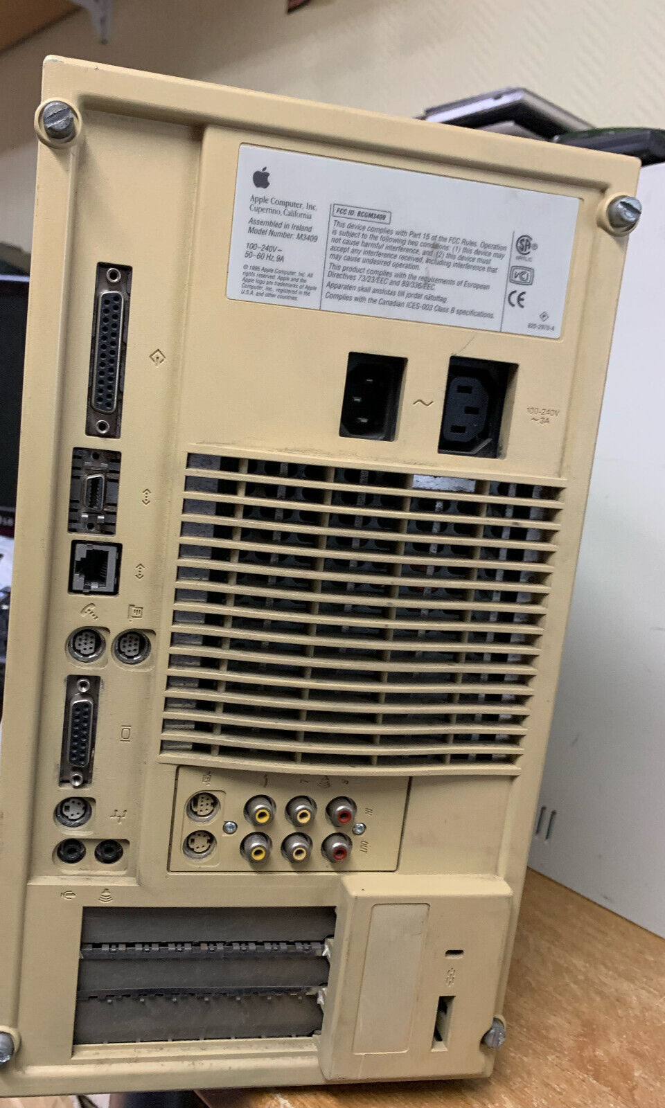 Apple powerpc macintosh 8500/180 - m3409 - 180Mhz - Tested | eBay