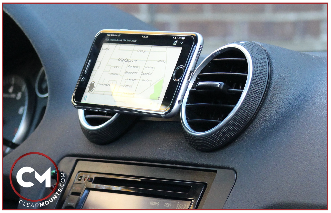 Clearmounts Swivel Magnetic & Cradle Phone Holder - Audi A3 2002-2012 ...