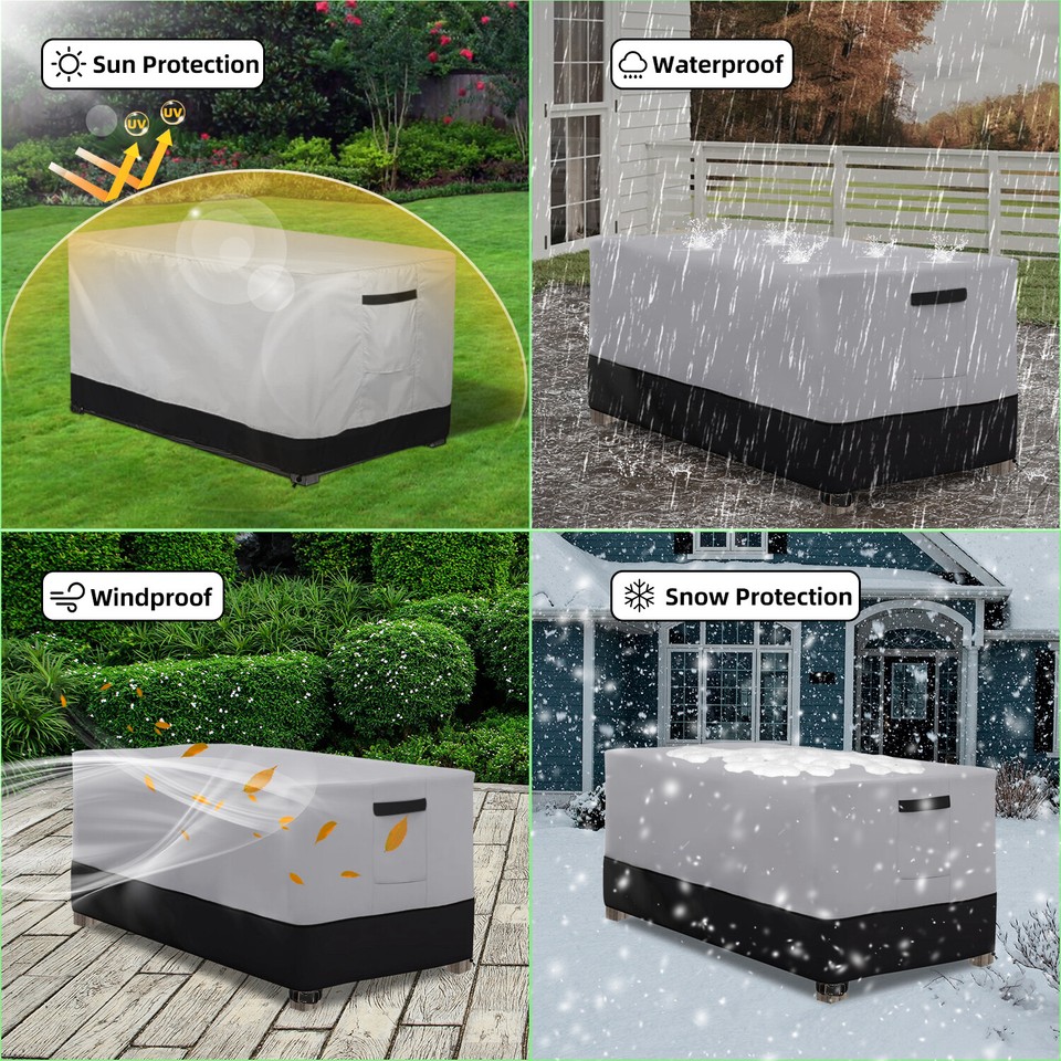 Waterproof Patio Deck Box Cover Outdoor Storage Cover for Keter,Suncast ...