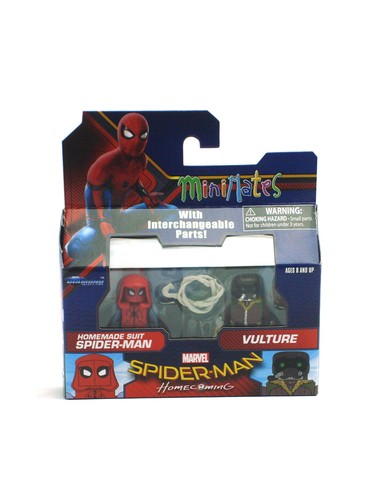Marvel Minimates Homemade Suit Spider-Man & Vulture Homecoming Movie ...