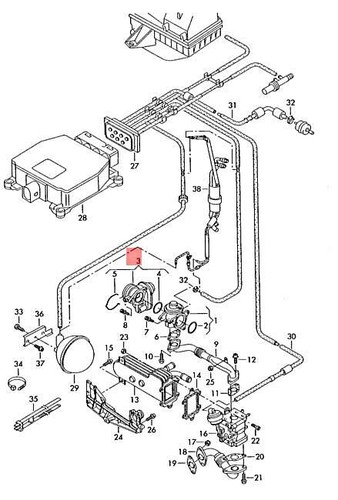 SKODA AUDI VW OCTAVIA SUPERB THROTTLE VALVE CONTROL ELEMENT 038128063M ...