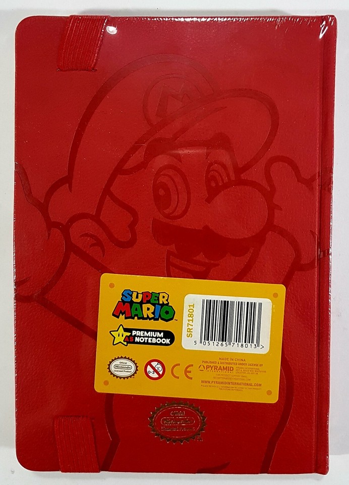 ©Nintendo/Pyramid Super Mario Premium A5 Notebook New! Diary/Notebook ...