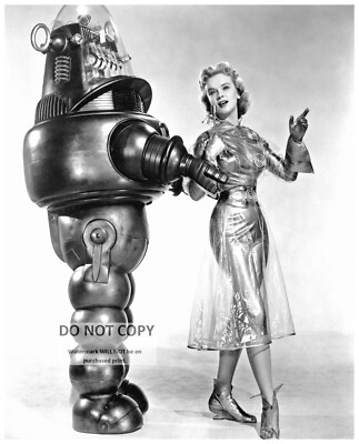 ANNE FRANCIS "ROBBY THE ROBOT" "FORBIDDEN PLANET" 8X10 PUBLICITY PHOTO ...