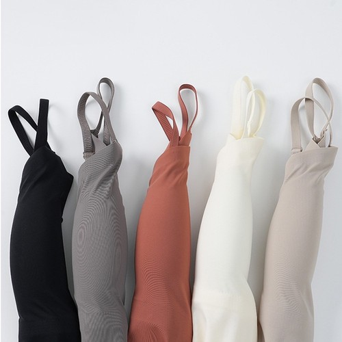 Camisole With Chest Pad Backless Slim Top Daily Use Casual Style ...