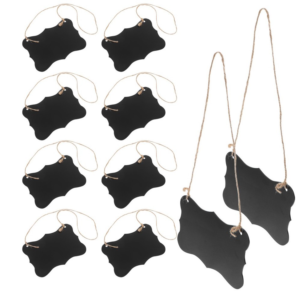 12 Pcs Acrylic Hanging Signs Erasable Message Boards For Wedding Bar ...