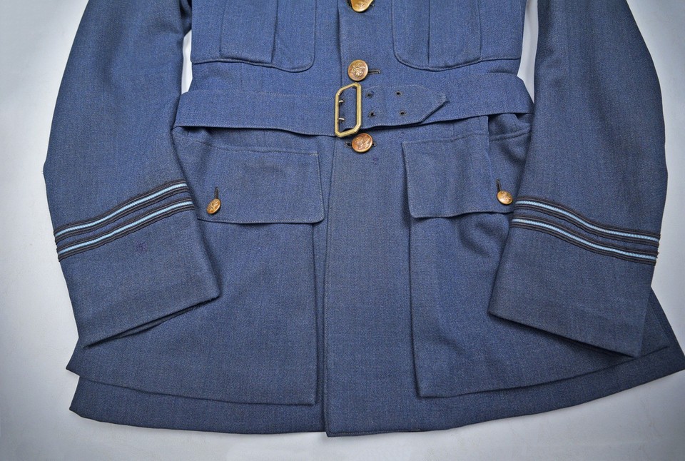 WWII BRITISH RAF UNIFORM JACKET w/DISTINGUISHED FLYING CROSS RIBBON | eBay