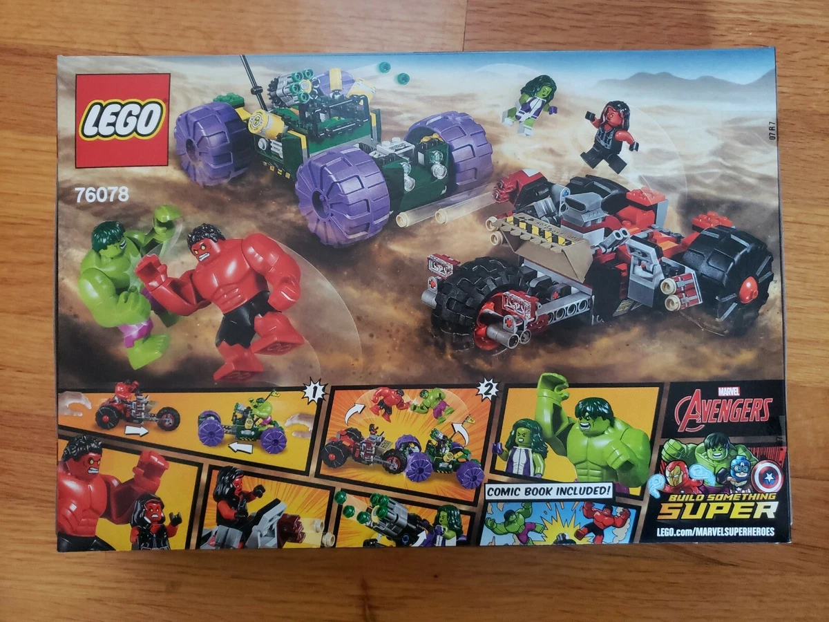 Lego Marvel Red Hulk Set