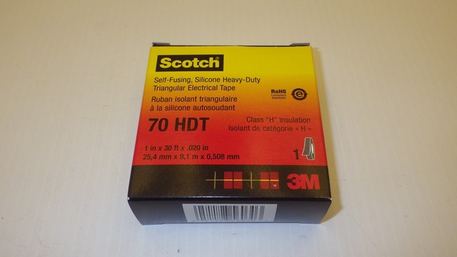 3M Scotch 70 HDT Self‑fusing Silicone Heavy Duty Triangular Electrical ...