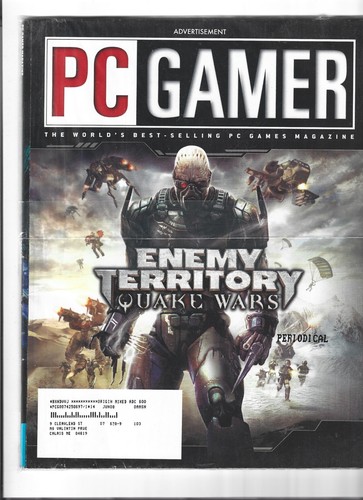 PC Gamer August 2007 #164 Starcraft II Factory Sealed | eBay