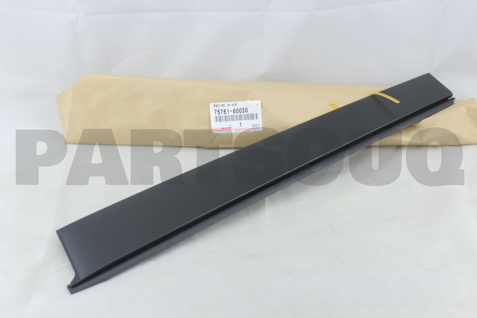7576160030 Genuine Toyota MOULDING, REAR DOOR WINDOW FRAME, FRONT RH ...