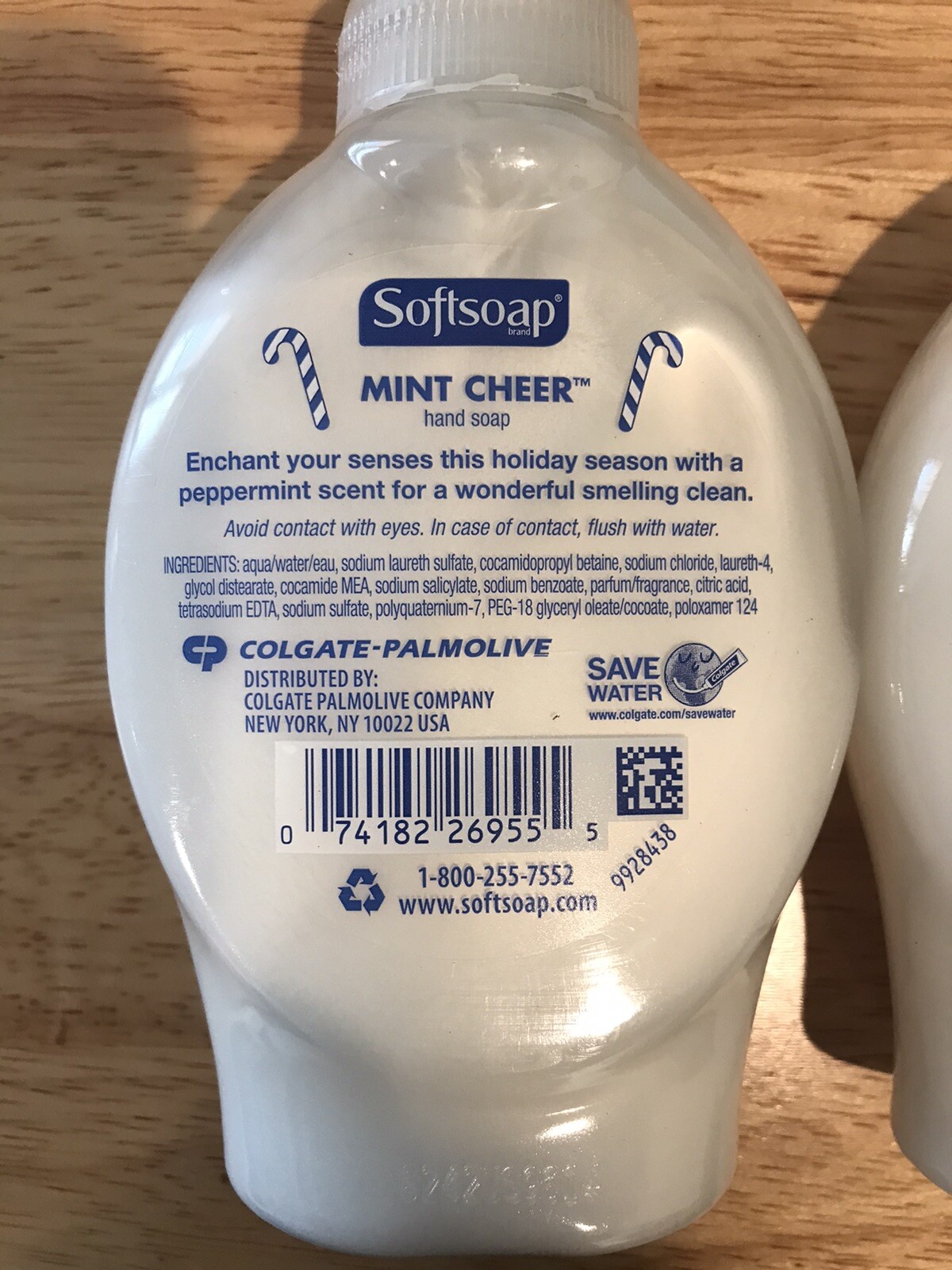 3x Softsoap MINT Cheer Holiday Collection Liquid Pump Hand Soap 5.5 FL ...