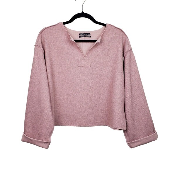 Urban Outfitters Pink Jax Inside Out Notch Neck Top S… - Gem