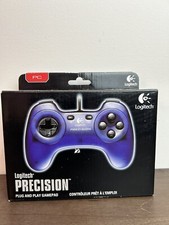 Logitech Precision USB Wired Blue Controller Plug & Play Sl638 for sale ...