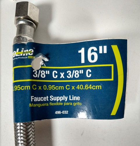 Lot of 5 Faucet Supply Lines - New, Misc. Sizes | eBay