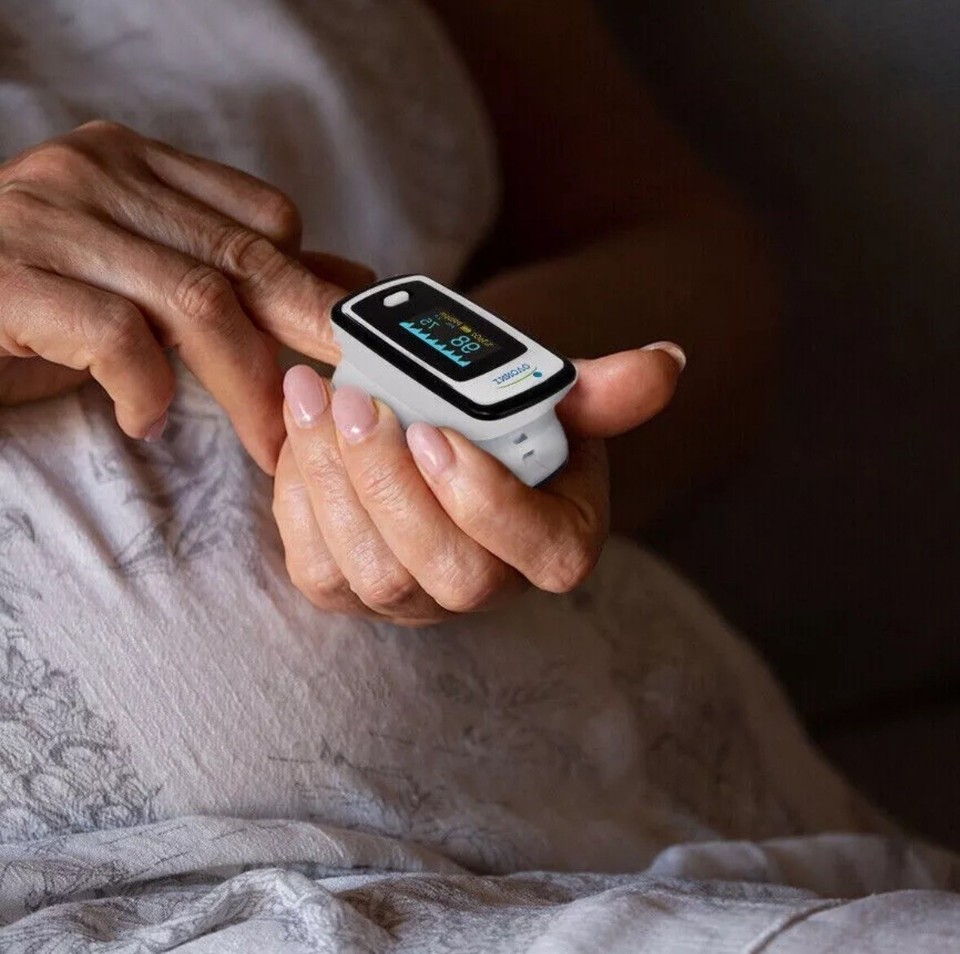 Innovo Deluxe Fingertip Pulse Oximeter Blood Oxygen Monitor Heart Rate ...