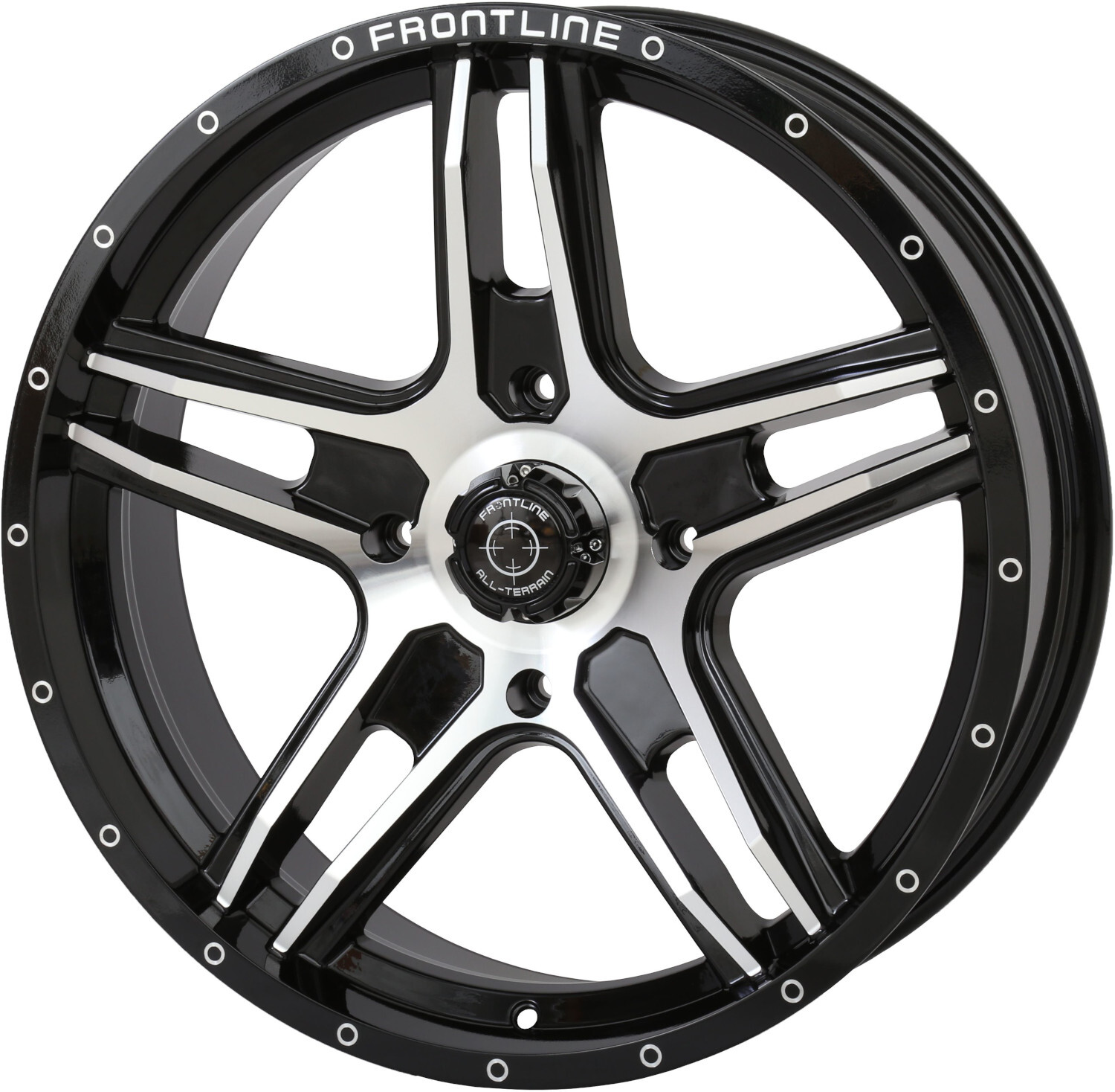 4 ATV/UTV Wheels Set 22in Frontline 505 Machined 4/137 4+2.5 HP1K | eBay